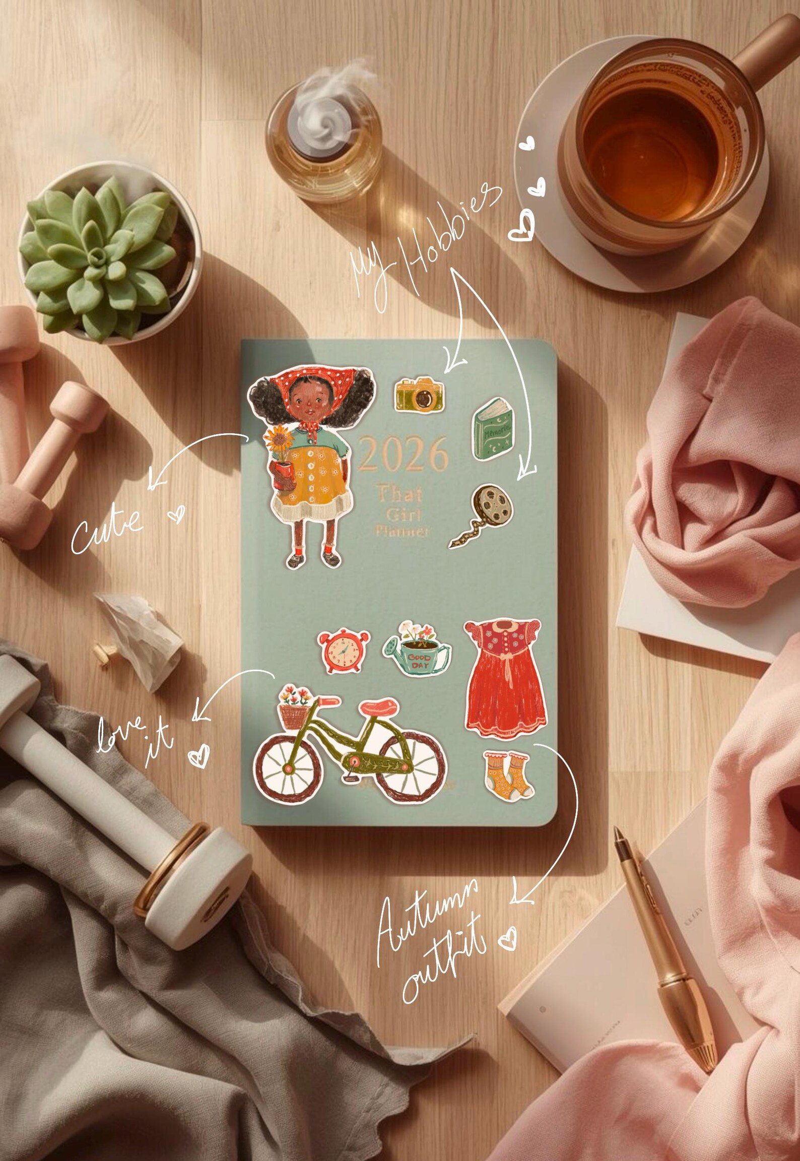 Autumn Vibes Printable Sticker Sheet (digital Download) - Etsy