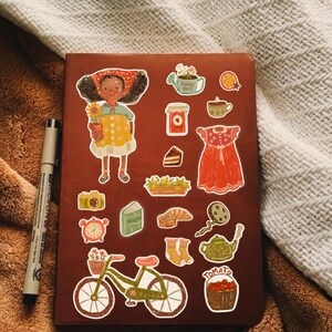 Autumn Vibes Printable Sticker Sheet (digital Download) - Etsy