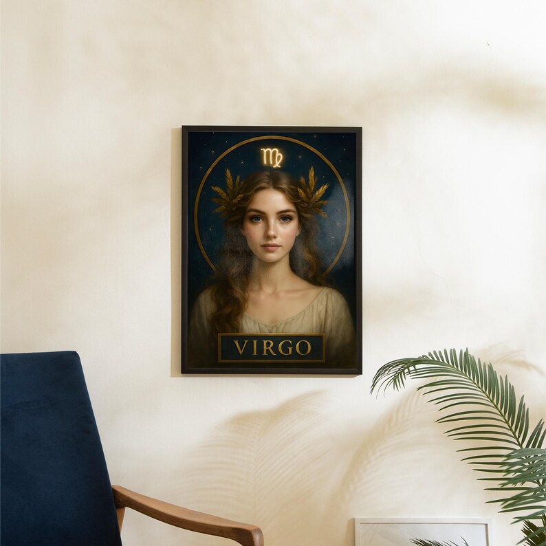 Zodiac Signs Poster Set: Astrology Wall Art Print Bundle (digital ...