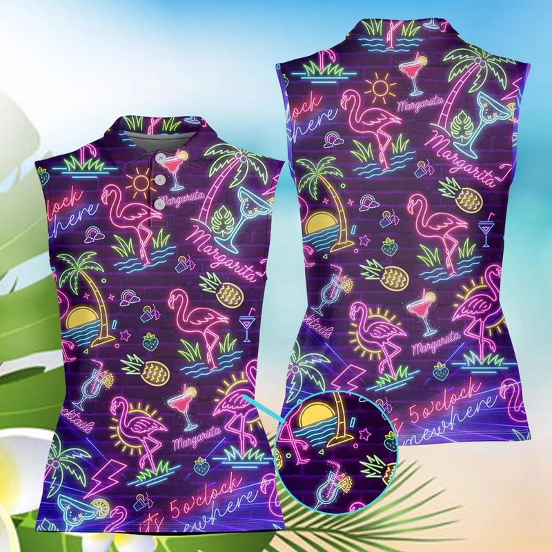 Mens Flamingo Polo - Etsy