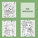 Gingerbread Christmas Coloring Pages | Cute Holiday Cookie Shop | Easy ...