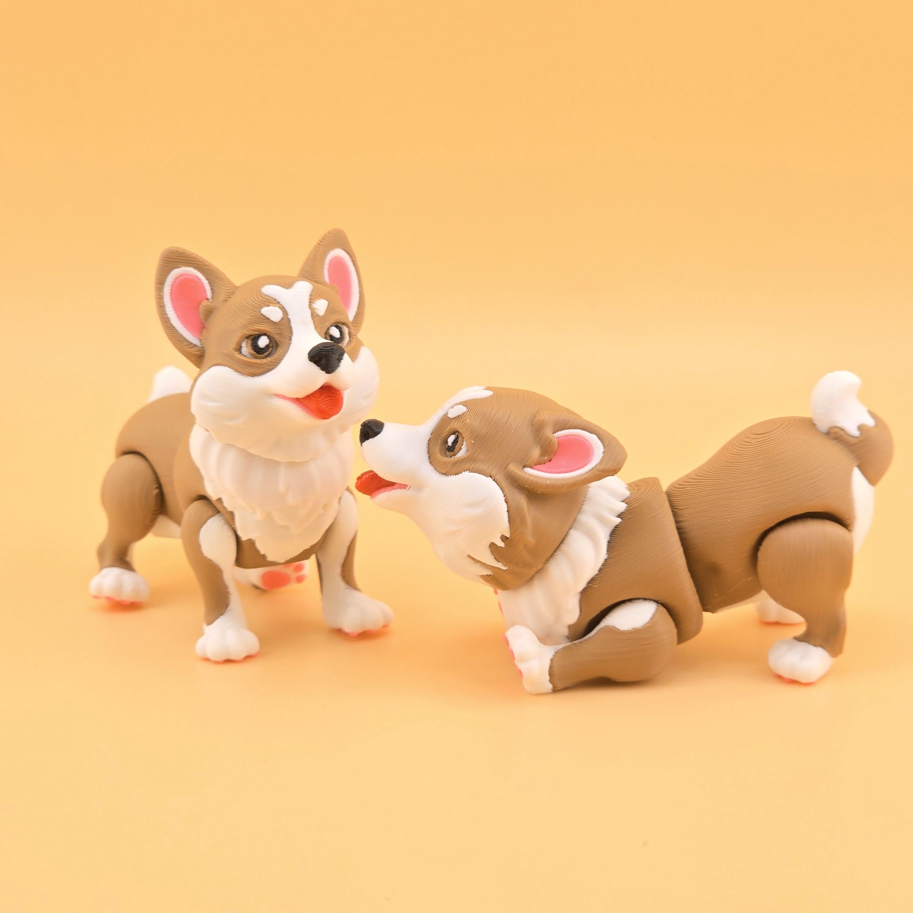 Flexi Corgi 3D Print – Poseable Articulated Dog Toy (digital File) - Etsy
