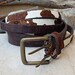 Giraffe spot belt Brown leather belt Buckle belt for women - Etsy Portugal