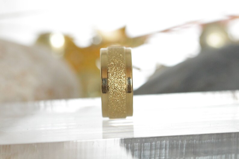 TEXTURED GOLD RING Chunky Ring 14k Gold Filled Ring Simple - Etsy