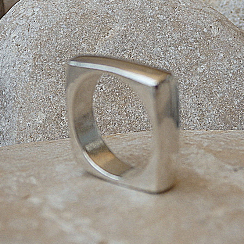 Square Band Ring - Etsy