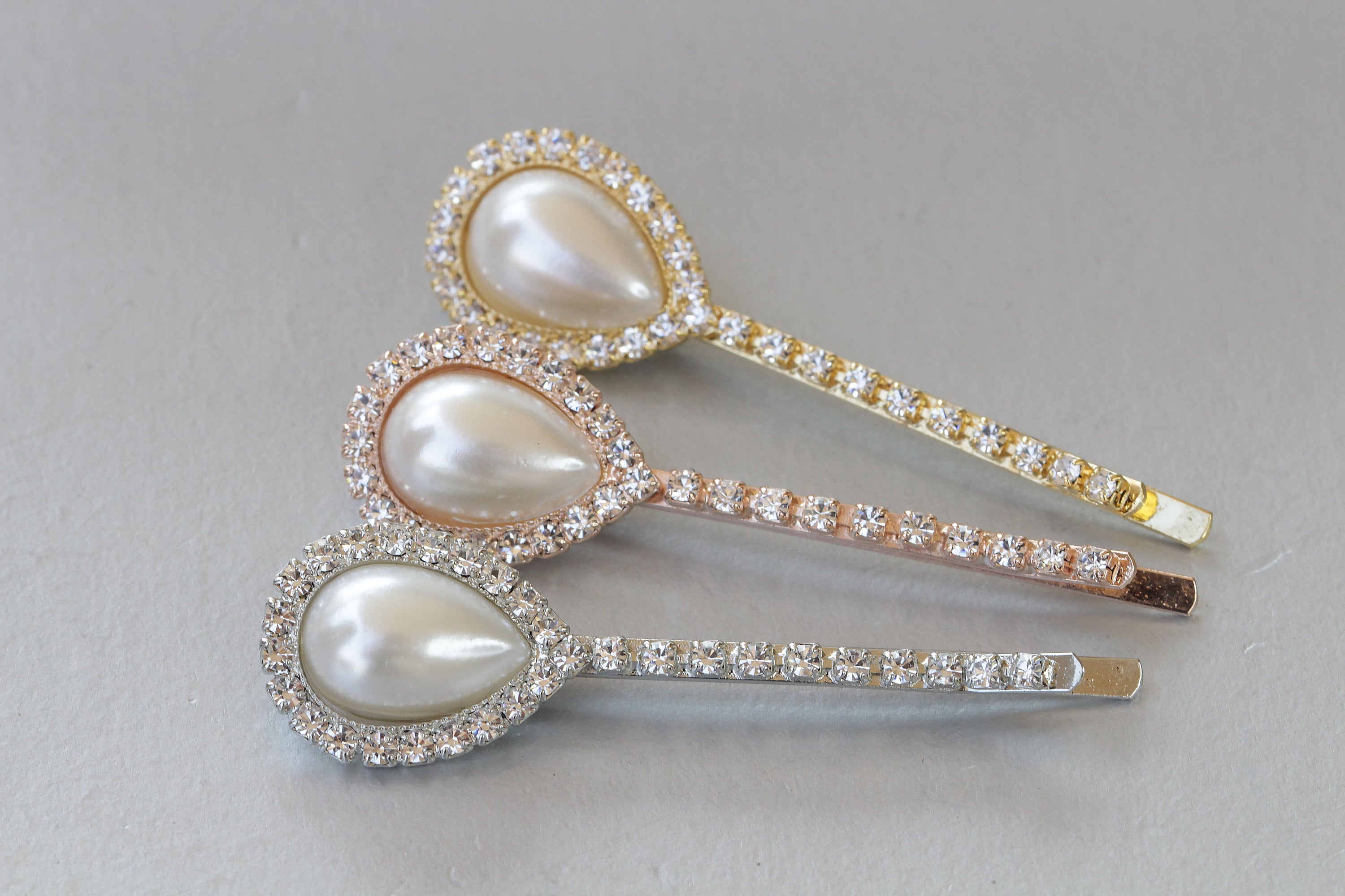 PEARL BOBBY PINS Bridal Bobby Pin Wedding Ivory Pearl Hair | Etsy