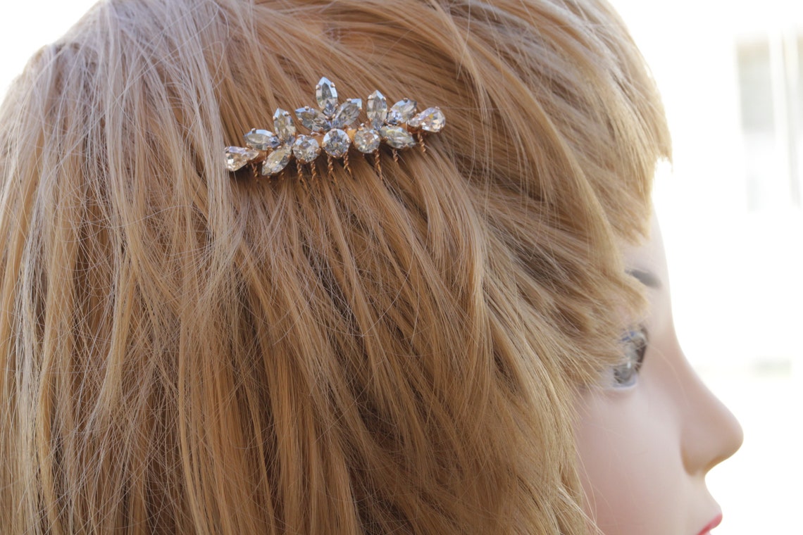 DUSTY BLUE HAIR Comb Bridal Hair Comb Light Blue | Etsy