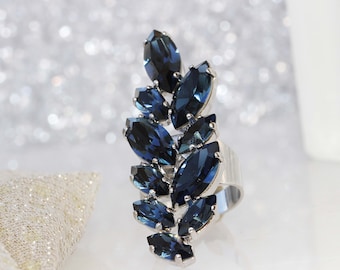 Navy Blue Ring - Etsy