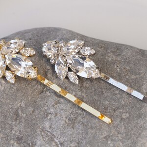 BRIDAL BOBBY PINS, Crystals Bobby Pin,wedding Hair Pins,bridal Shower ...