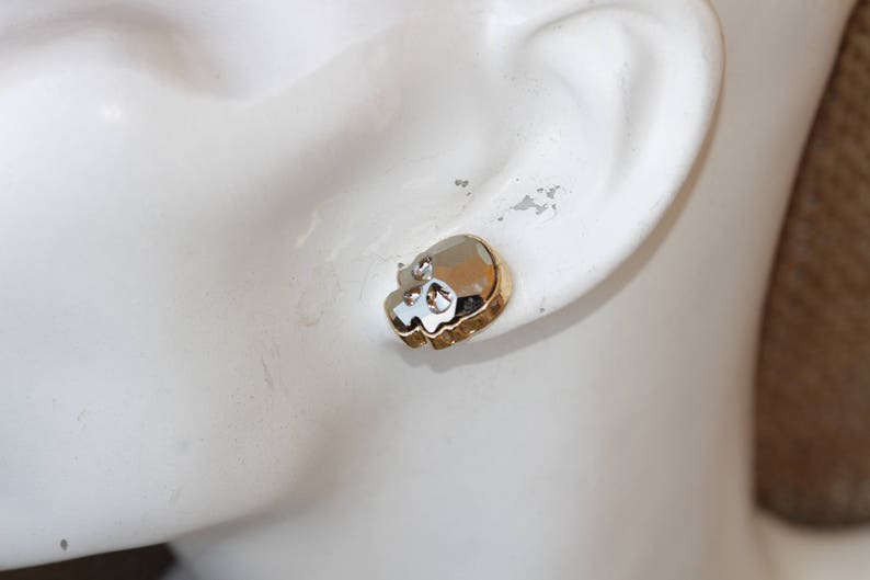 Gold Filled Crystal Skull Ring, Adjustable Champagne Bronze Jewelry - Etsy