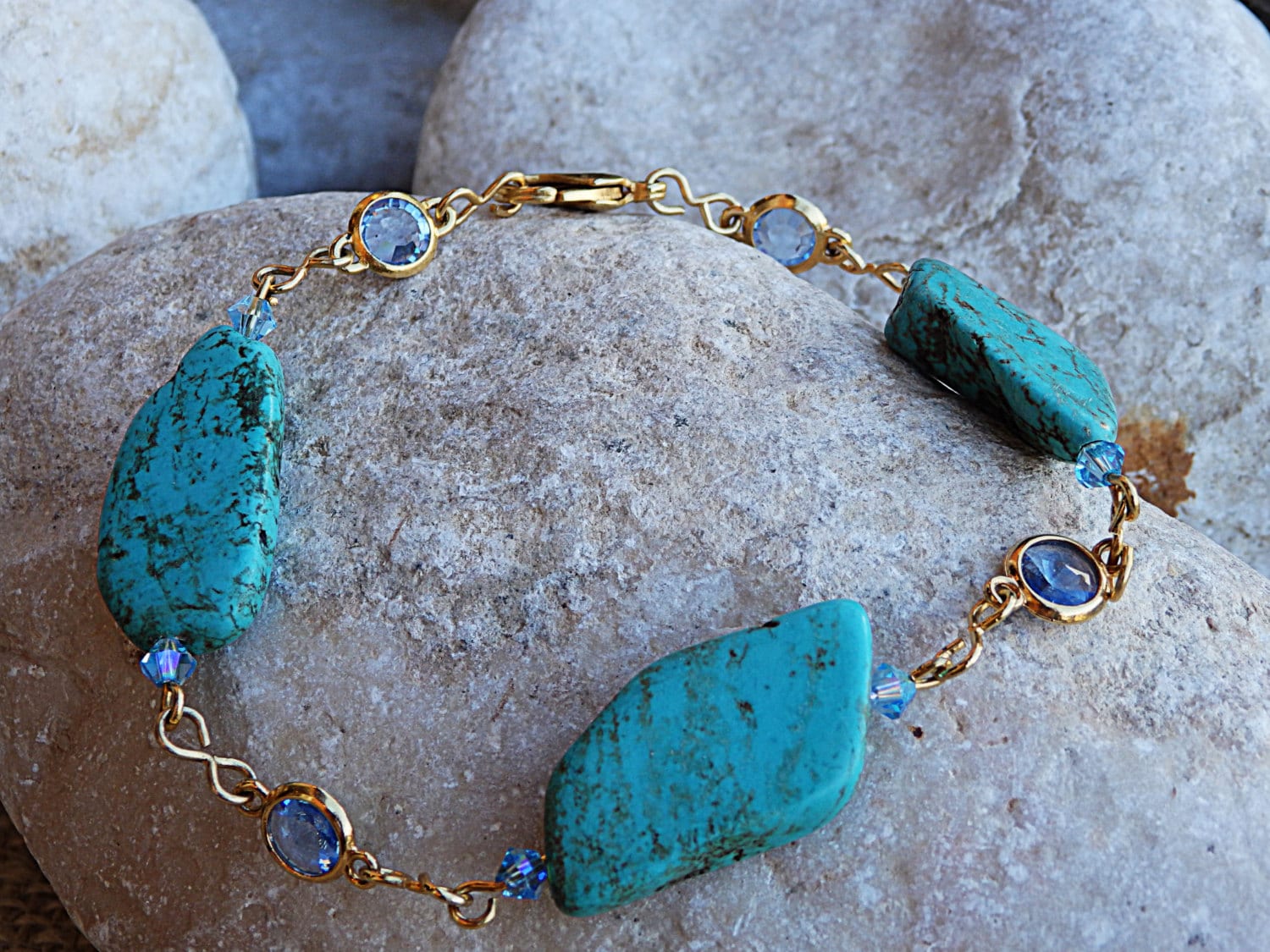 Turquoise Bracelet.turquoise and Bracelet . December Birthstone ...