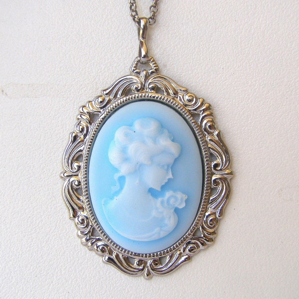 Cameo Necklace - Etsy