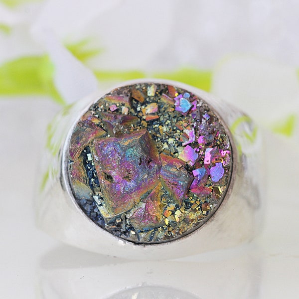 Druzy Ring - Etsy