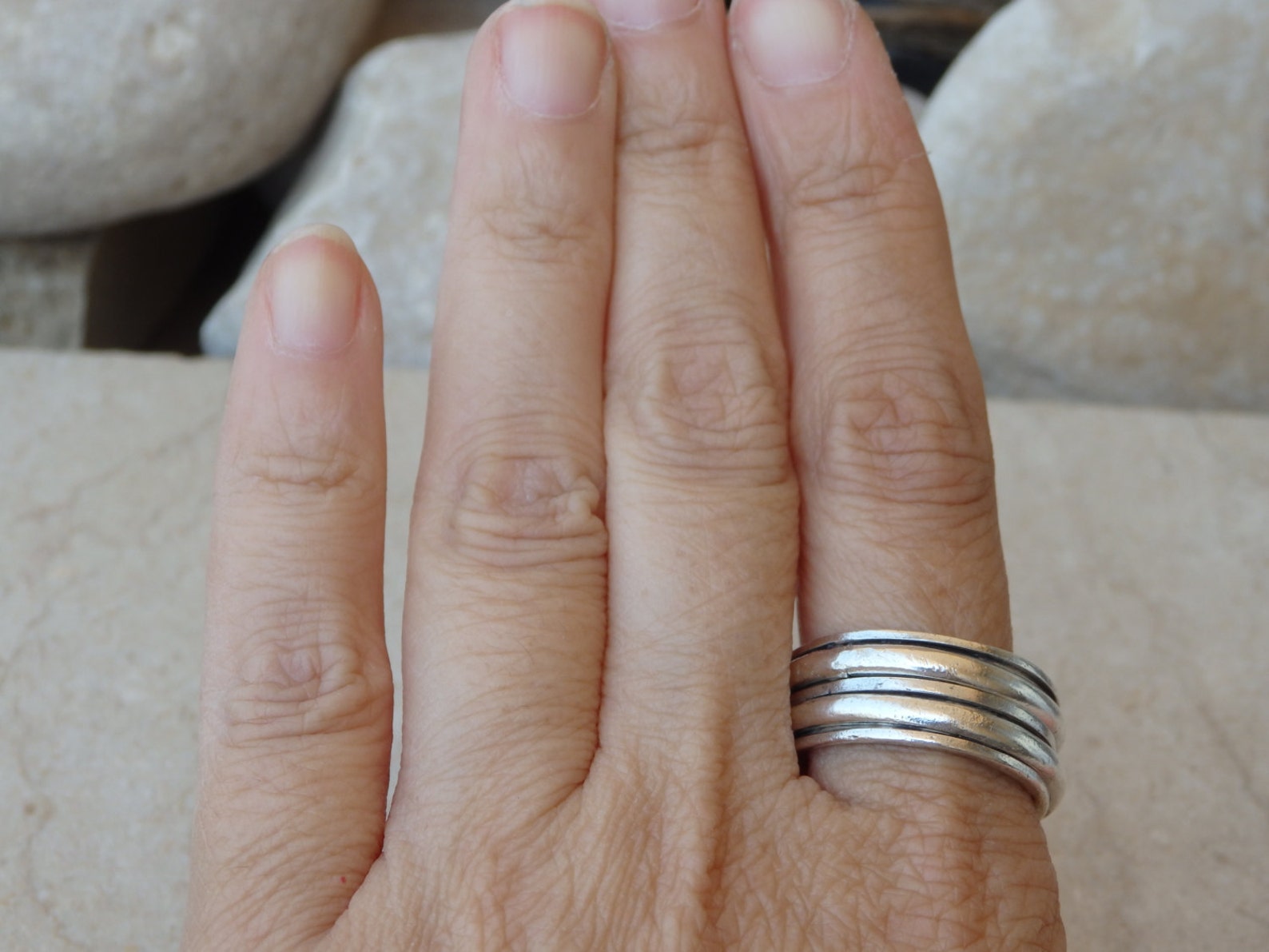 Sterling Silver Spinner Ring Wedding Band Spinner Ring | Etsy