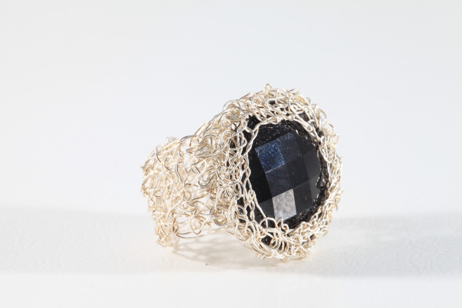 Knitting Ring. Knitting Jewelry. Jewelry. 925 Silver Ring. - Etsy