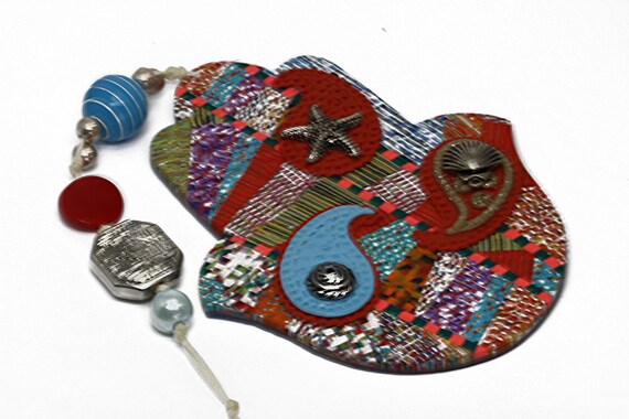 Geometric Hamsa Wall Hanging Hamsa Home Decor Judaica Wall Art | Etsy