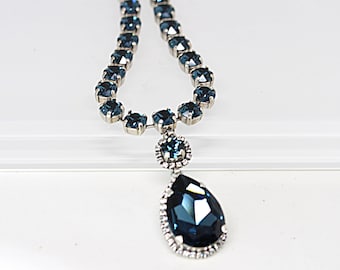 Navy Blue Prom Jewelry - Etsy