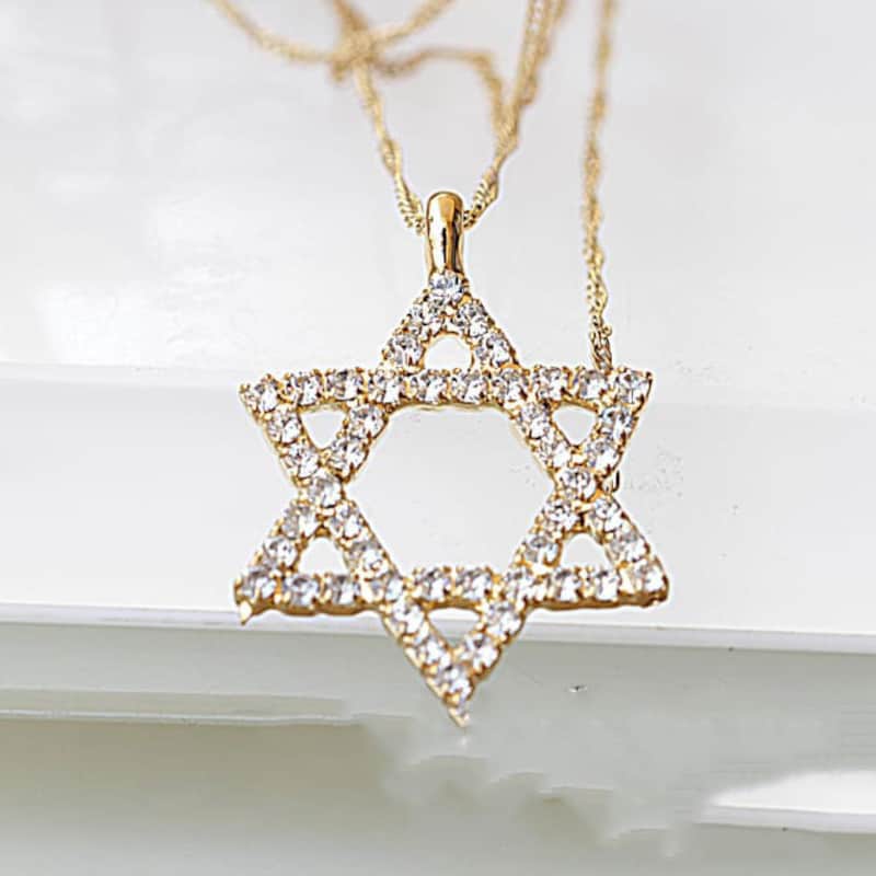 Jewish Star Necklace - Etsy