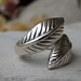 Leaf Leaves Ring. Leaf Silver Ring. Everyday Ring. Branch - Etsy