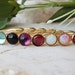 Stackable Birthstone Ring. Thin Ring. Gold Stacking Rings. Gold Filled ...