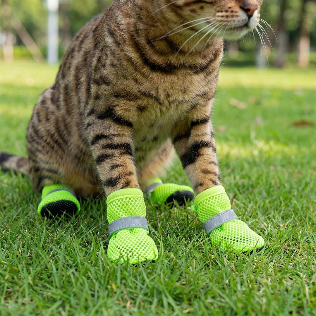 Modern Breathable Mesh Pet Boots | Non Slip Puppy Shoes | Small to ...