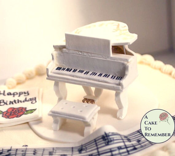 Food & Fermenting Piano topper Piano decoration Pianist cake topper ...