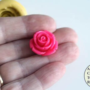 Little Rose Mini Mold About 3/4 Wide. Resin Rose | Etsy