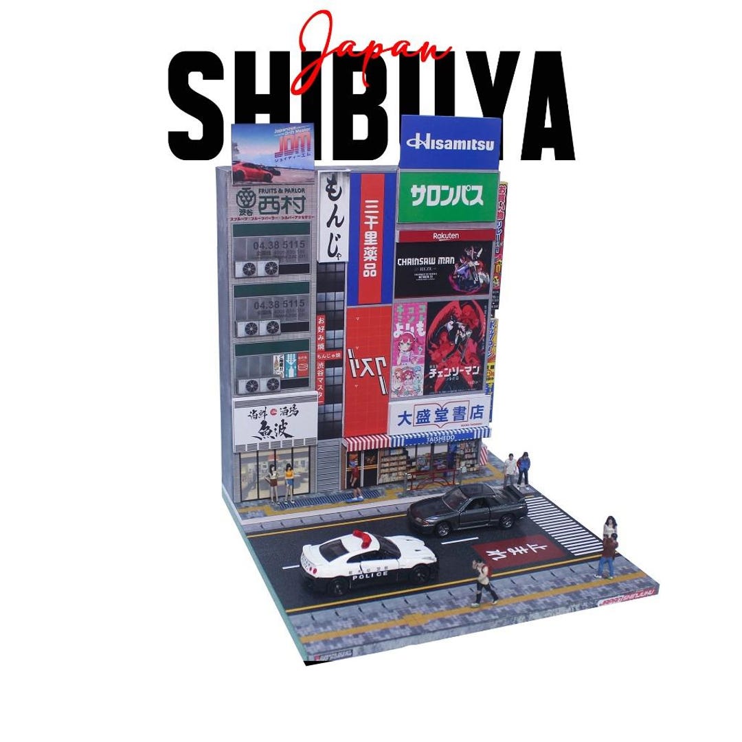 Diorama Diecast Iconic Store in Shibuya Crossing Scala 1:64 | Models ...