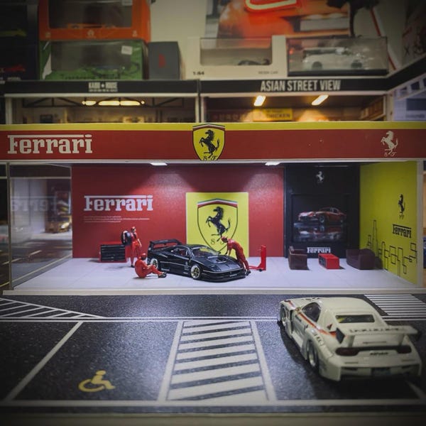1:64 Scale Diorama Garage - Etsy