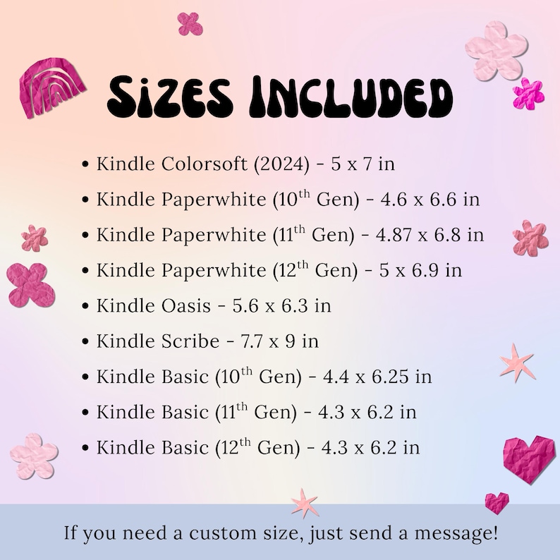 Spoken Word Kindle Insert: Kindle Basic, Colorsoft, Kindle Paperwhite ...