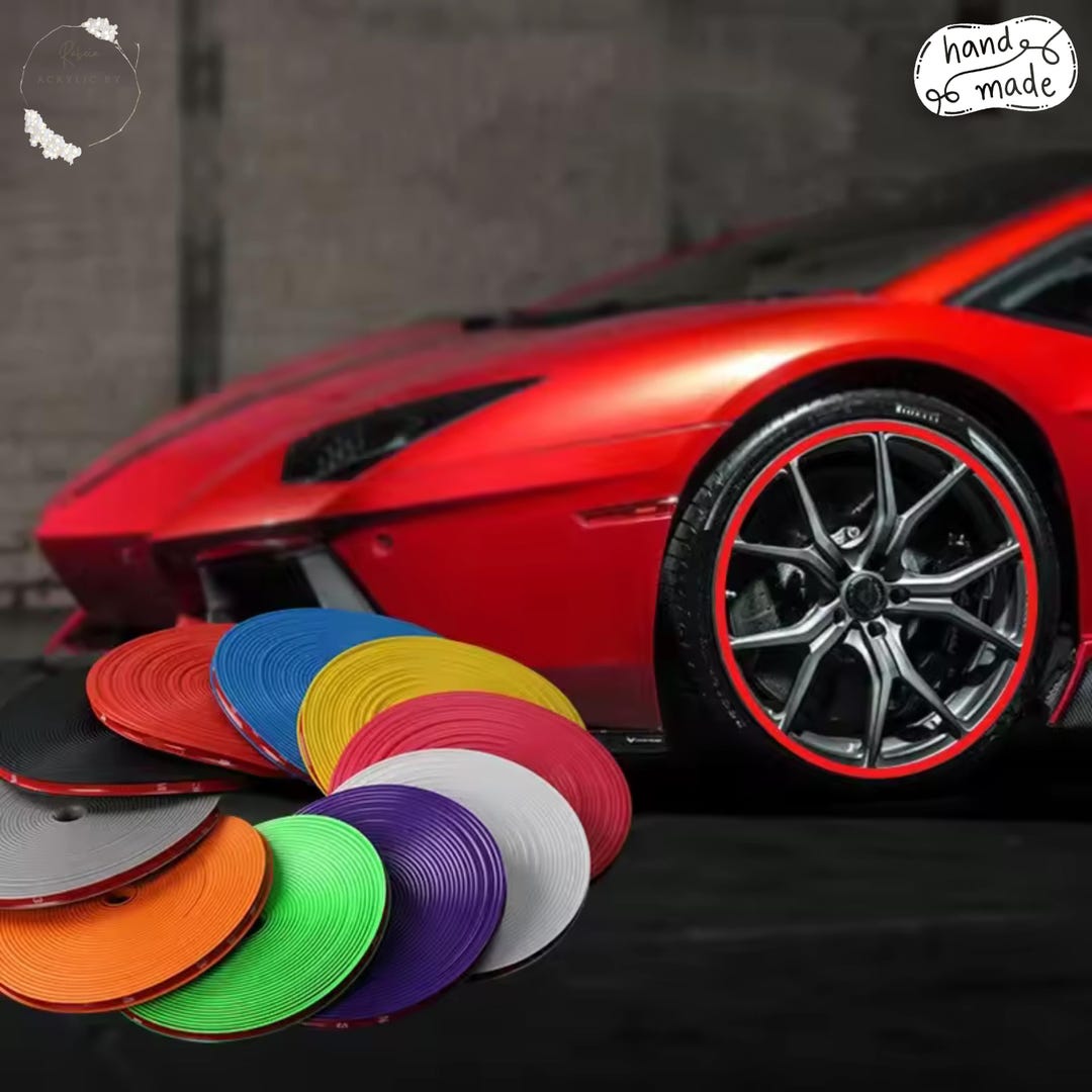 Universal Car Rim Protector Strip Wheel Edge Guard Tire Protection ...