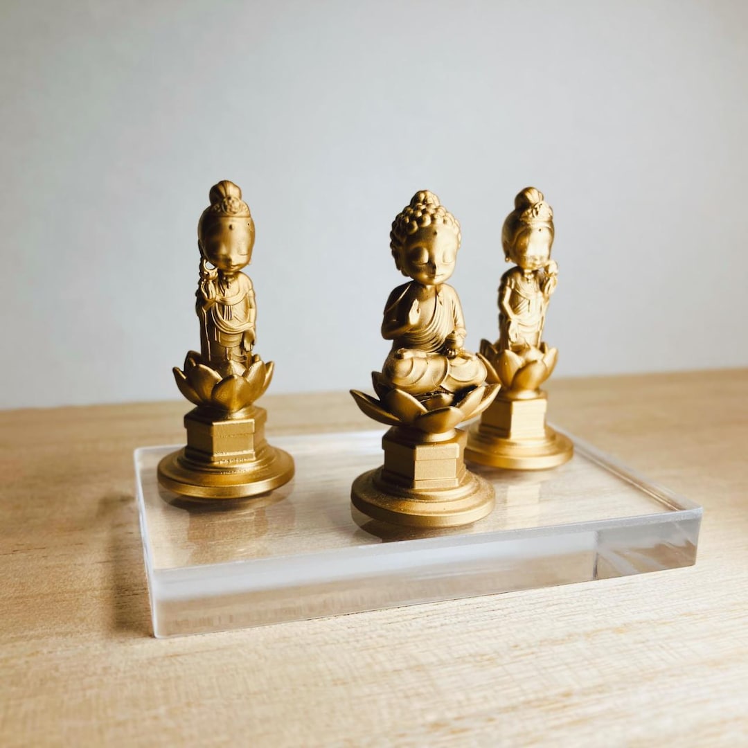 Yakushi Triad Statue – Exclusive Japanese Zen Art Toys,mini Zen Artwork ...