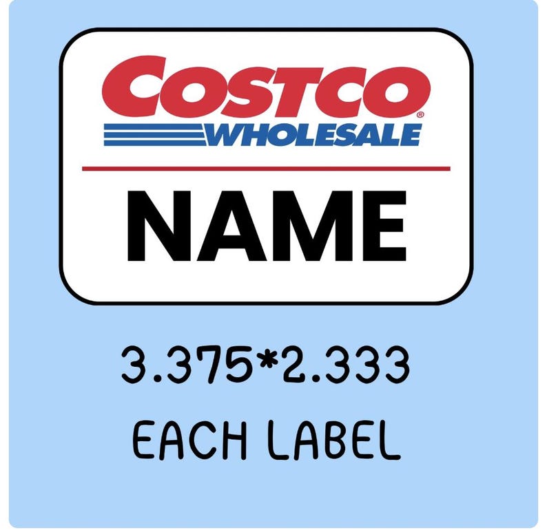 Costco Party Name Tags, Costco Editable Name Tags, Costco Birthday ...