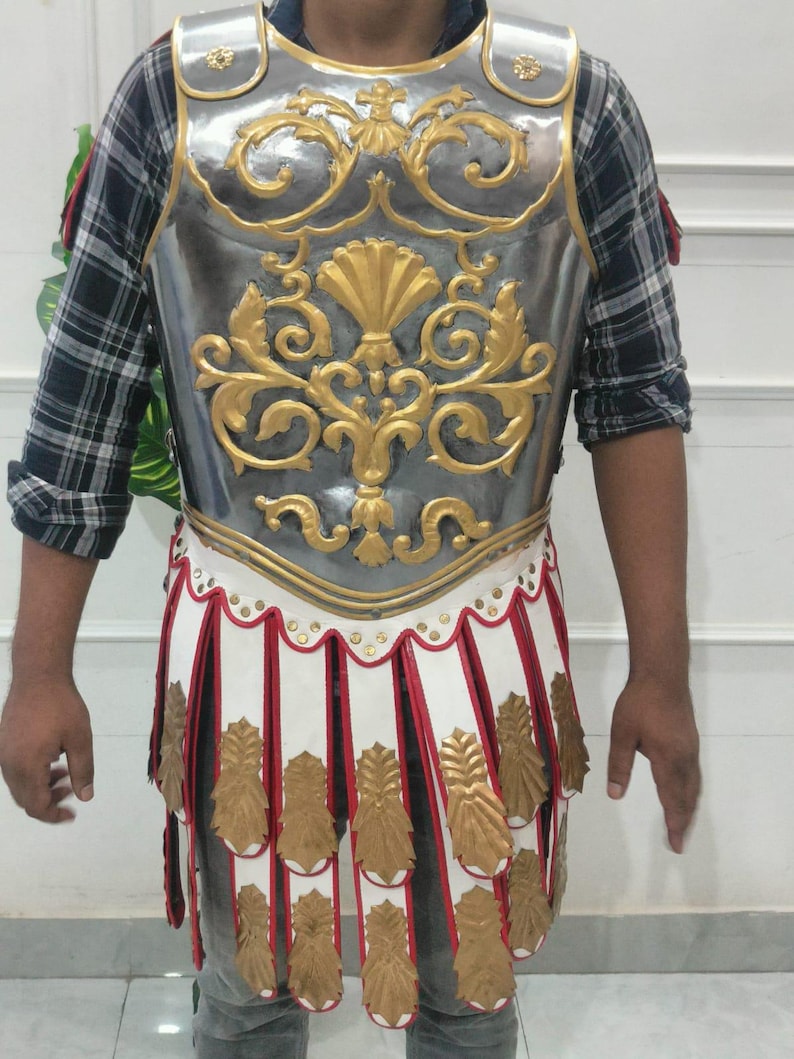 Handmade Roman Muscle Cuirass Armor – Steel Gladiator Breastplate for ...