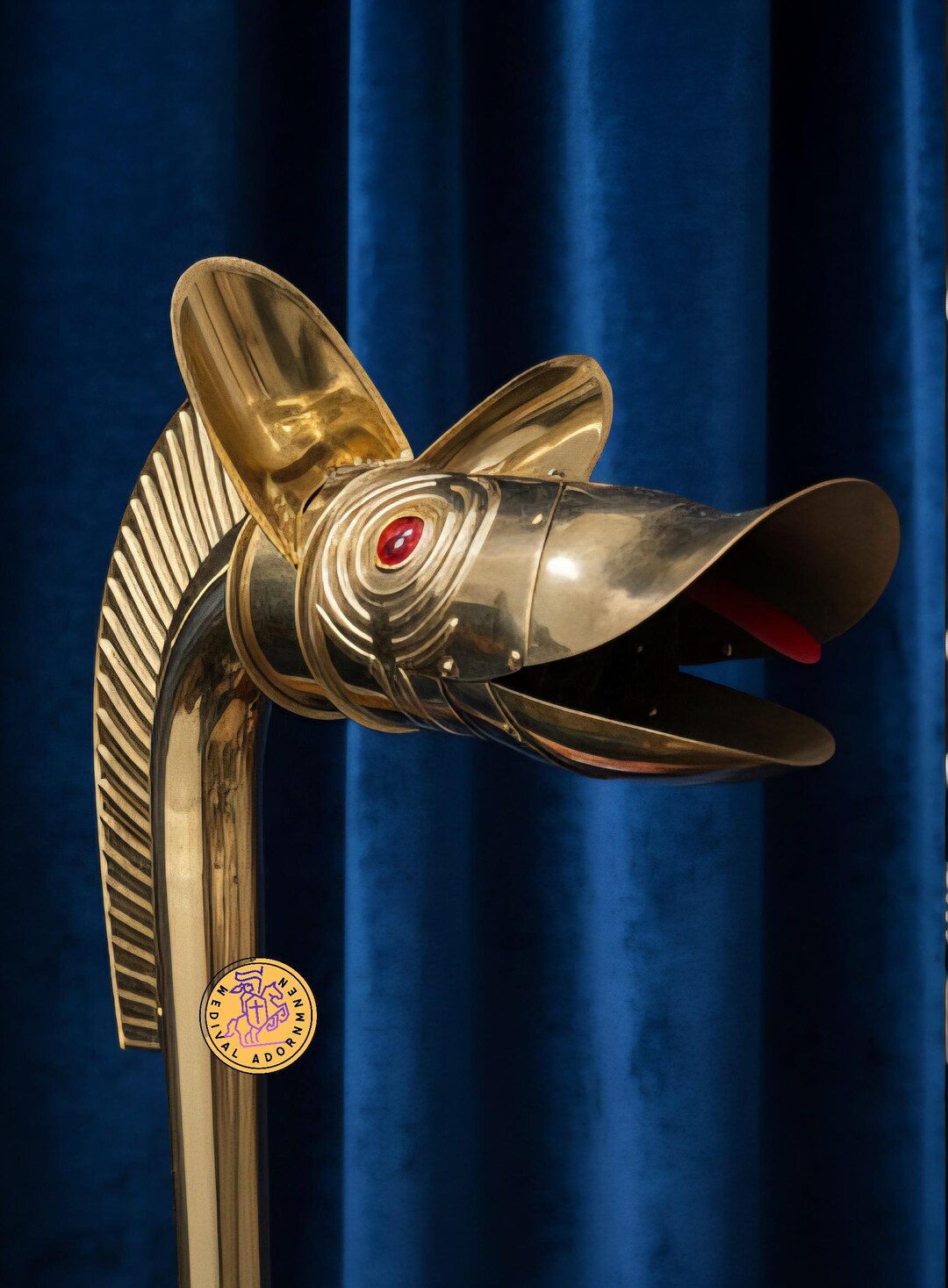 Playable Celtic Carnyx War Horn – Handmade Brass Medieval Instrument ...