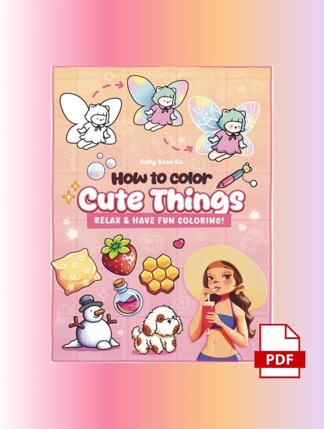How to Color: Cute Things Kleurplaten - Comfortabele Kleurplaten ...