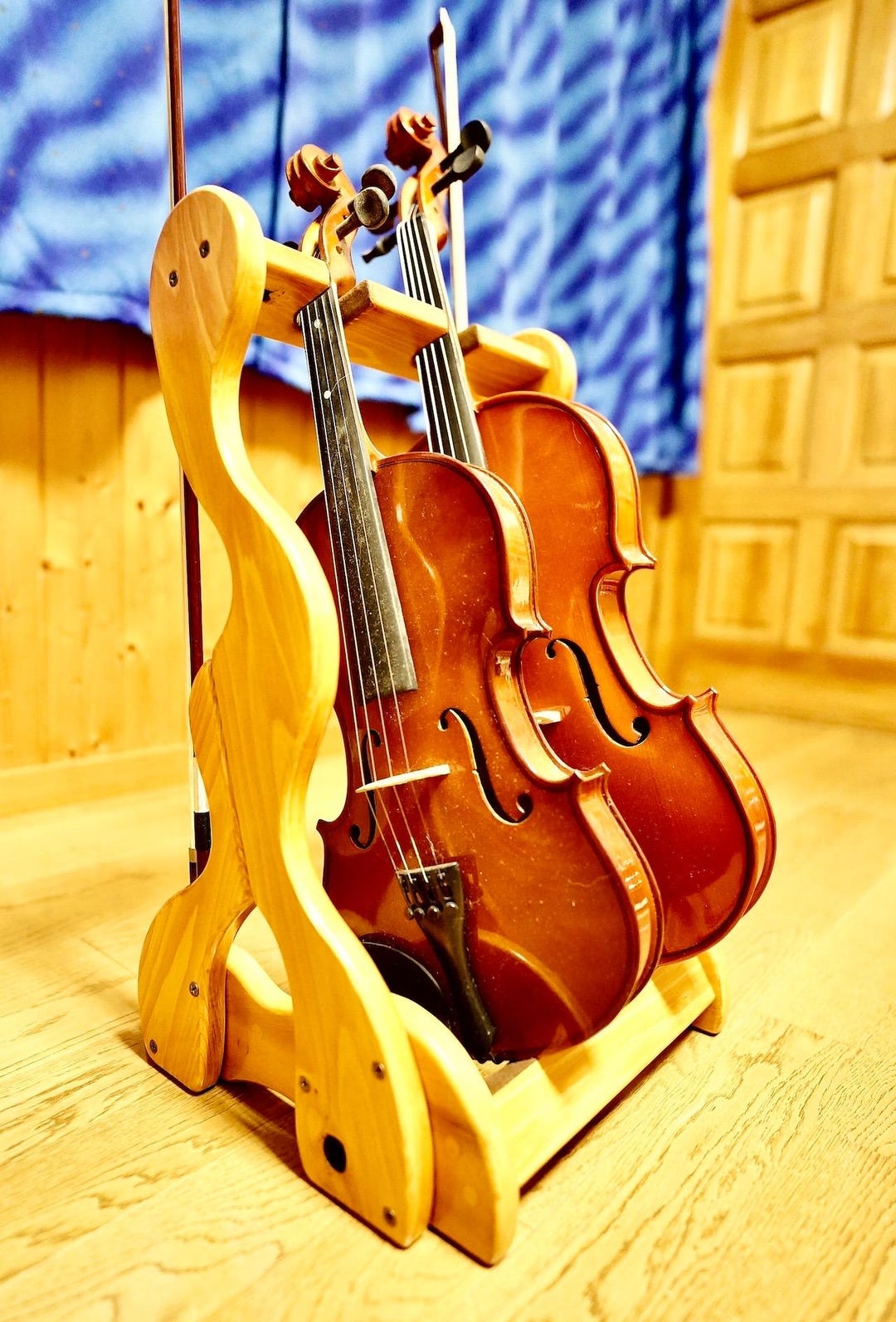 Handmade Solid Wood Violin & Viola Stand – Crafted With Love in Japan ...