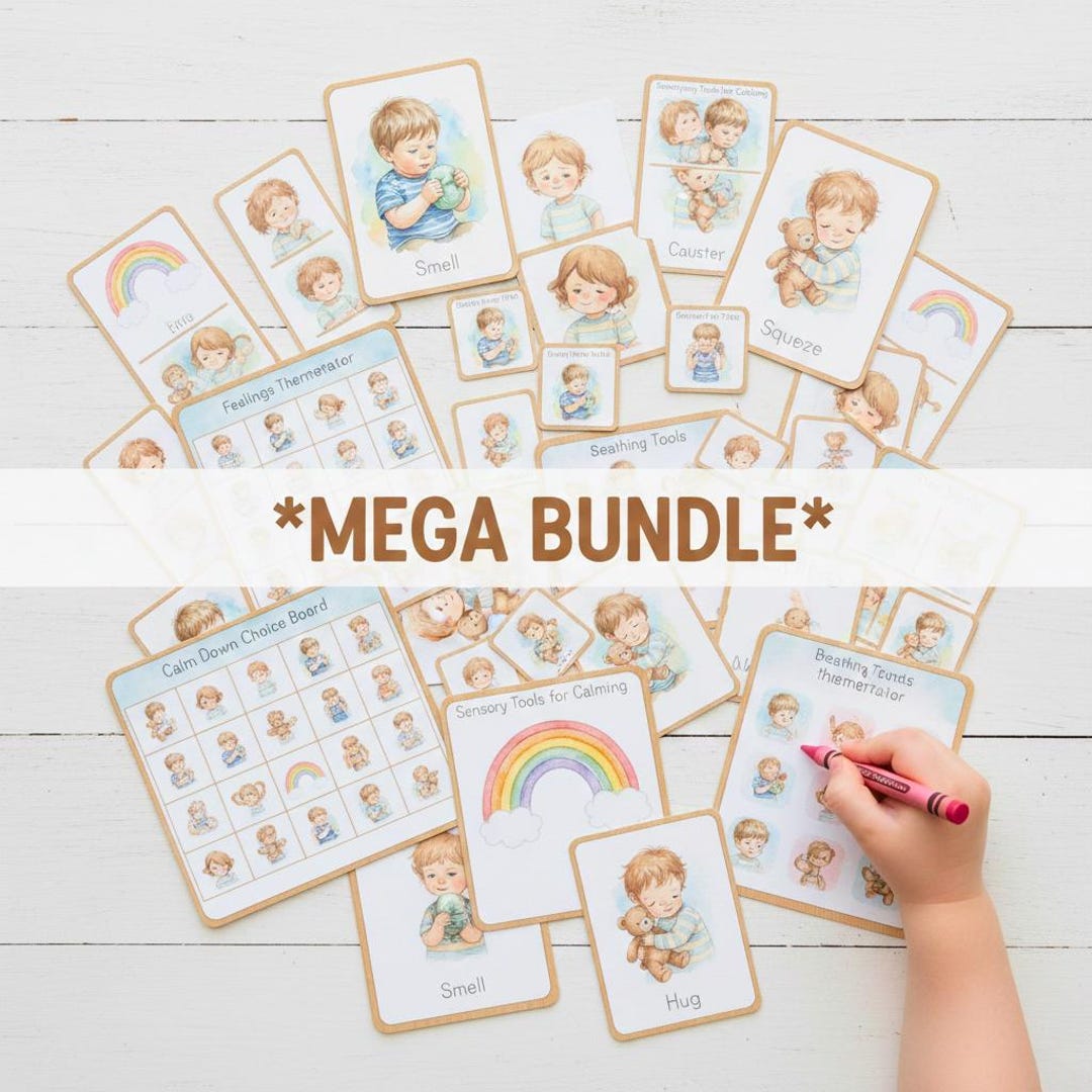 Calm Corner Mega Bundle | Emotional Regulation Printables | Feelings ...