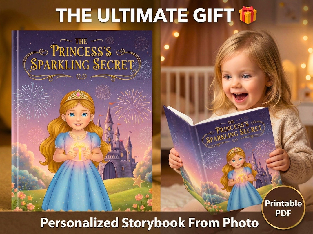 Personalized Princess Story From Photo, Custom Fairytale Book for Girls ...