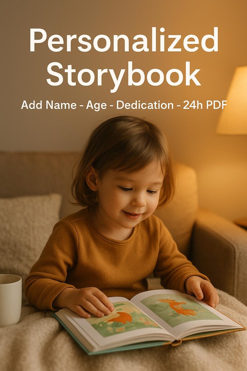 Personalized Storybook, Custom Book From Photo, : Custom Bedtime Story ...