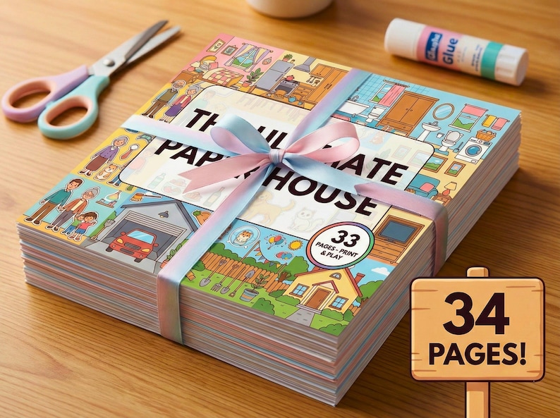 Książka "Ultimate Paper Doll House Quiet Book" w formacie PDF | Mega ...