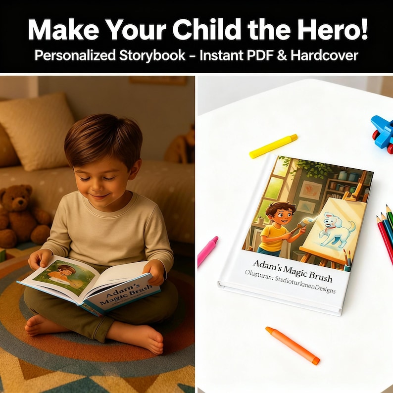 Personalized Storybook, Custom Book From Photo, : Custom Bedtime Story ...