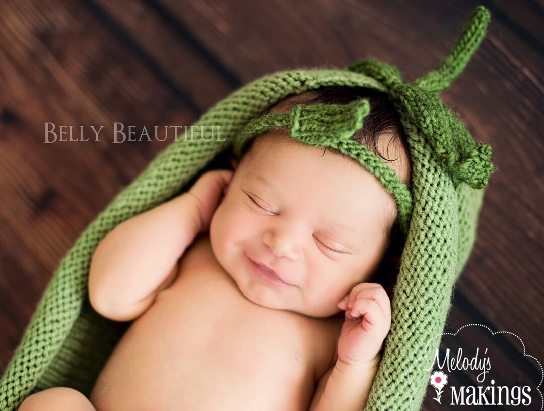Cozy as a Pea - Peapod Knit Pattern - Twin and Single Newborn Baby ...