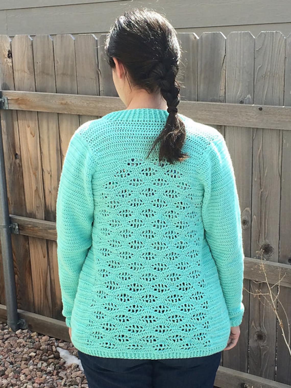 Crochet Woman's Cardigan Pattern Spring Cardigan Crochet - Etsy