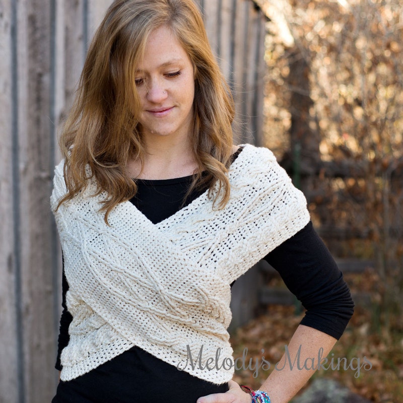 Cross Infinity Scarf - Etsy