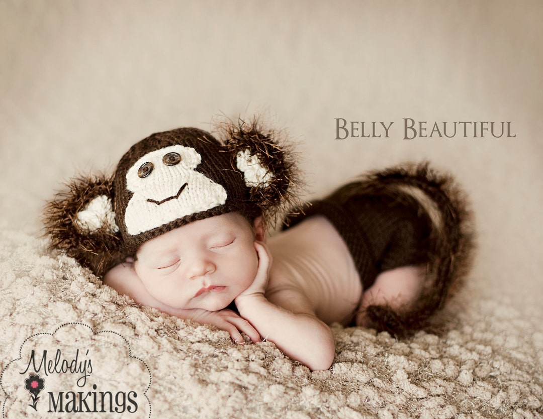 Knitting Pattern - Newborn Photo Prop Pattern - Knit Baby Hat Pattern ...