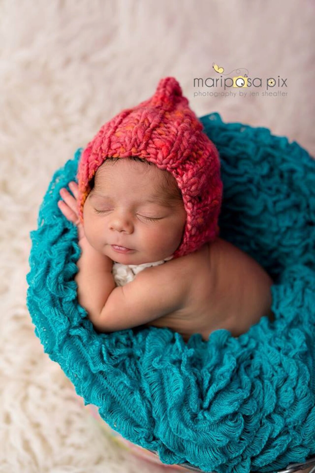 Ribbed Pixie Hood Knitting Pattern - All Sizes Newborn Baby Through ...