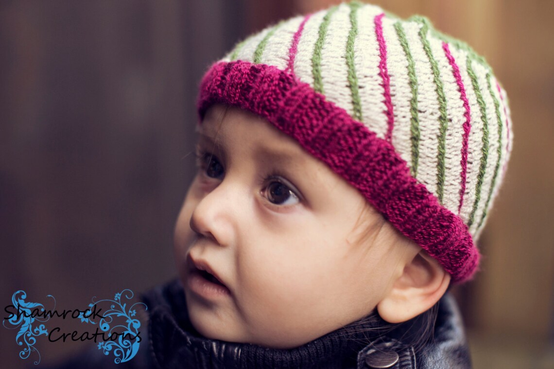 Knit Beanie Pattern Boy Hat Pattern Men's Beanie | Etsy