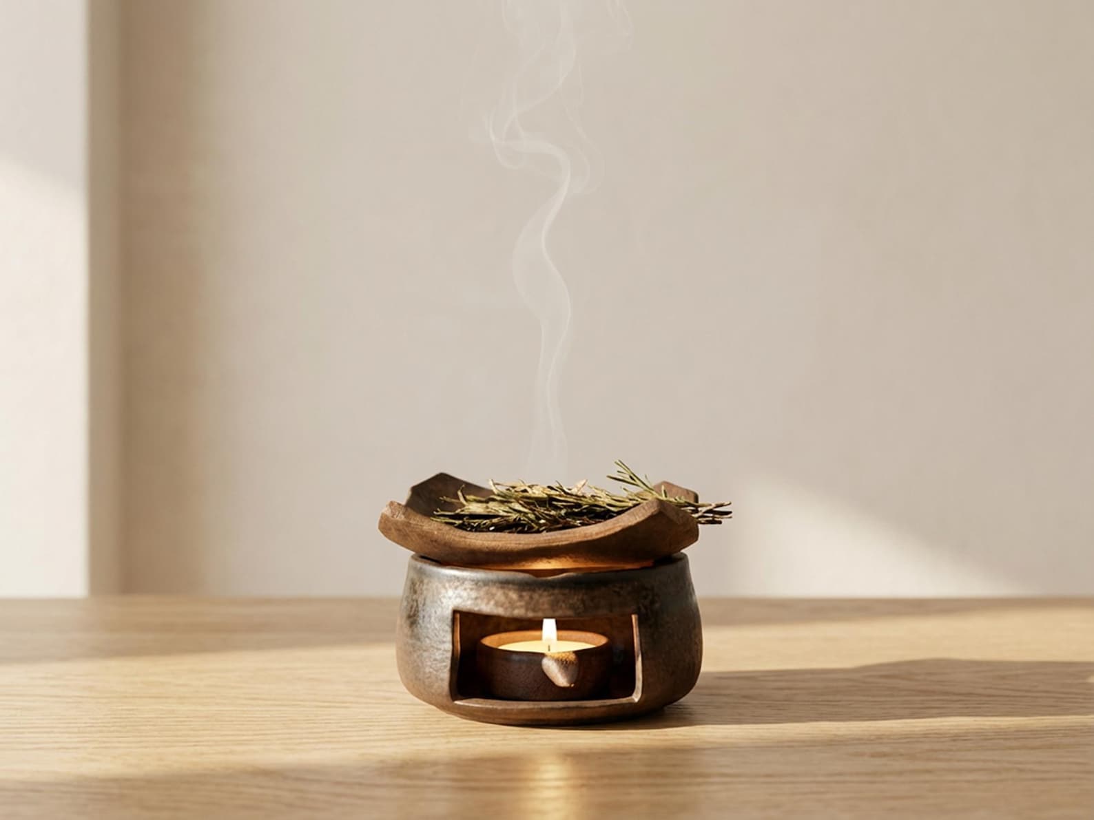 Ceramic Aromatherapy Stove Essential Oil Burner, Handmade Ceramic ...
