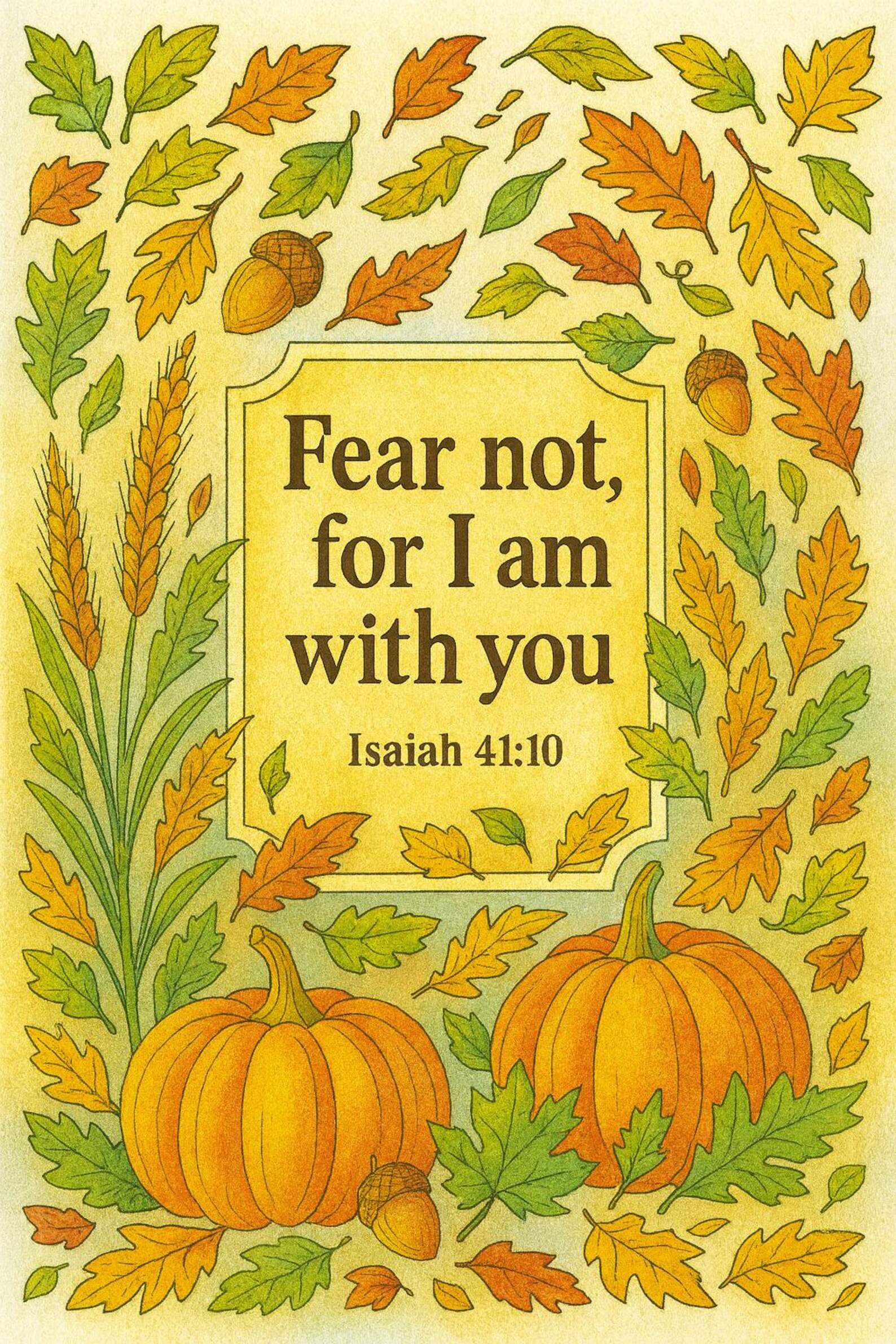 Autumn Bible Verse Coloring Pages | Christian Fall Scripture Printable ...